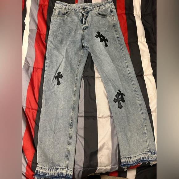 Chrome Hearts | Jeans | Chrome Heart Denim Jeans | Poshmark